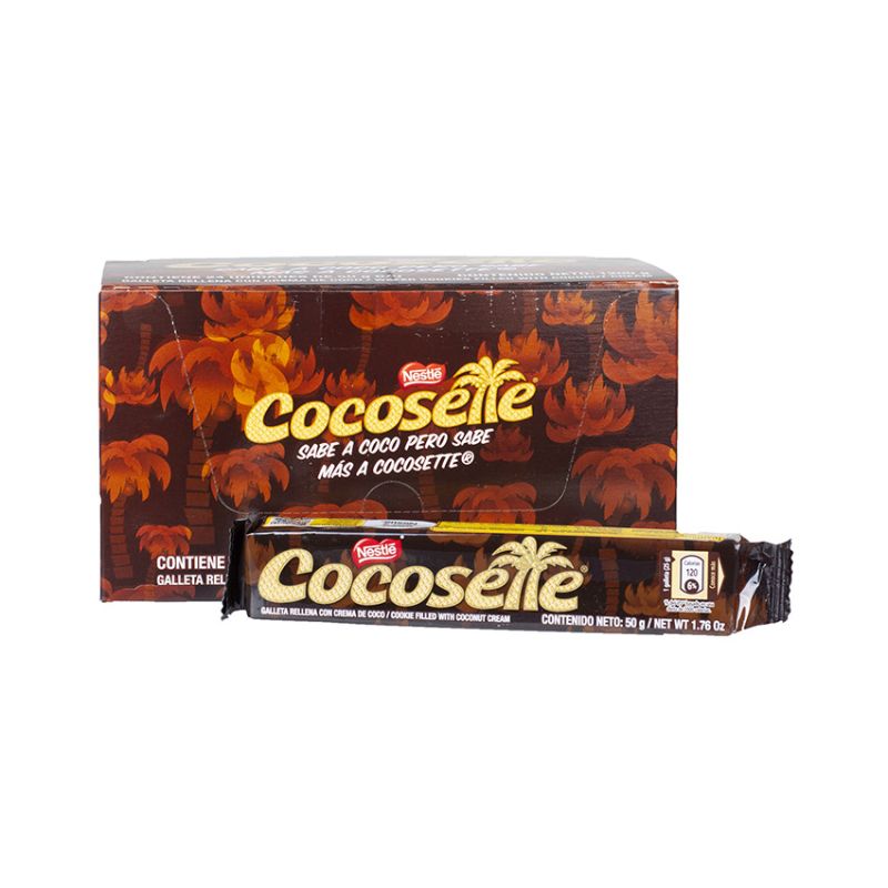 COCOSETTE Wafer cookies filled with coconut cream 50g – Cachina Market